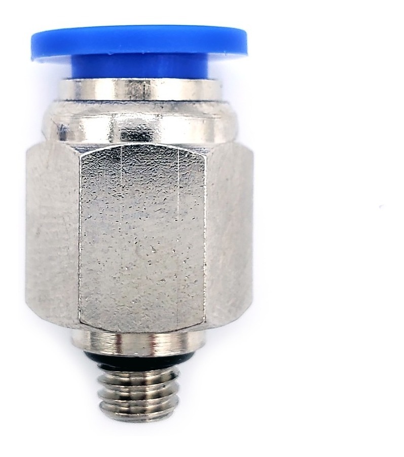 10 Pz De Conector/racor Rápido Neumático Recto M6 X 8mm | Instrutek